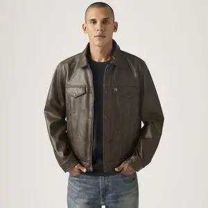LEVI'S Faux Leather Trucker Jacket