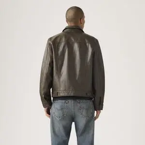 LEVI'S Faux Leather Trucker Jacket