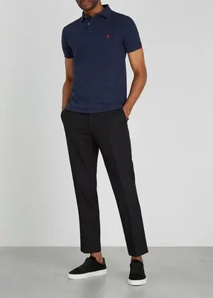 Polo Ralph Lauren Slim Piqué Cotton Polo Shirt