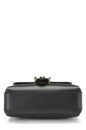 Gucci Leather Interlocking Shoulder Bag - Black