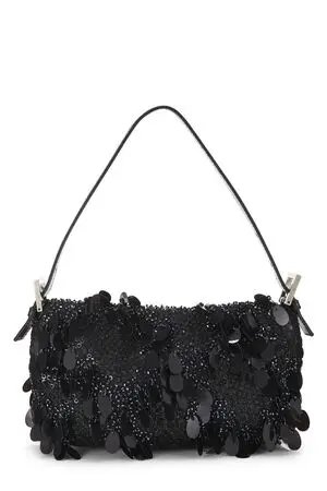 Fendi Embellished Beaded Baguette