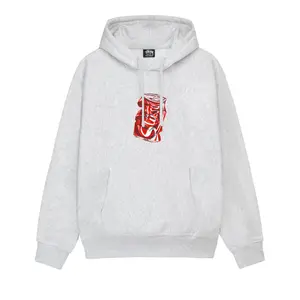 StÜssy Soda Can Hooded Sweatshirt - Grey