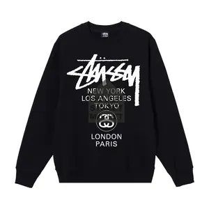 StÜssy X Dover Street Market World Tour Crew - Black