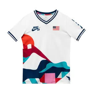 Nike X Parra Usa Federation Kit Crew Jersey - White