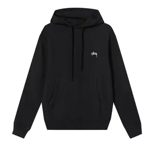 StÜssy Stock Logo Hoodie - Black
