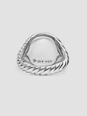 David Yurman Sculpted Cable Pinky Ring In Sterling 13mm