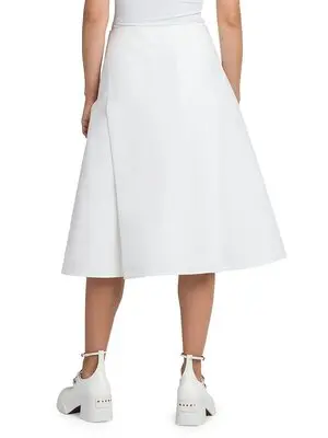 Marni Flared Cotton Midi-skirt