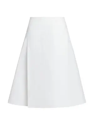 Marni Flared Cotton Midi-skirt