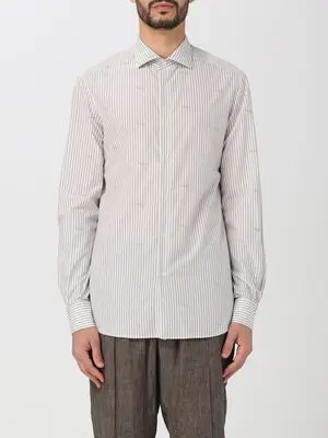 Emporio Armani Shirt Men Beige