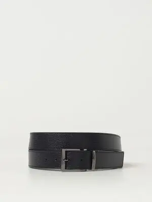 Emporio Armani Emporio Armani Leather Belt Brown