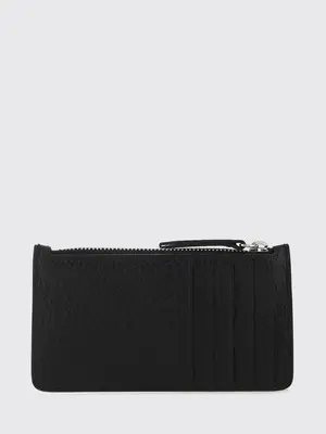 MAISON MARGIELA Grained Leather Zipped Card Holder With Four Stitches