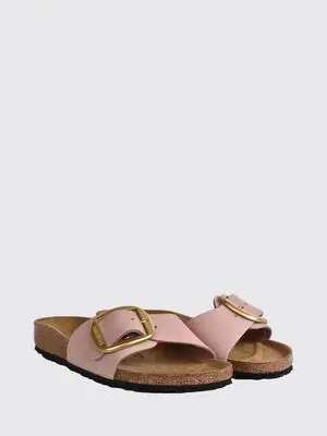 BIRKENSTOCK Madrid Big Buckle Nubuck Sandals - Pink