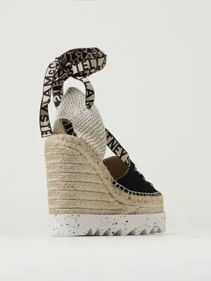 Stella McCartney Espadrille Wedge - Black