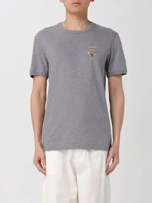 Dolce & Gabbana Cotton T-shirt With Logo Grey