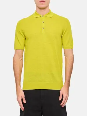 Drumohr Color Blocked Polos For Men