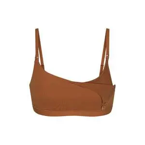 SKIMS Fits Everybody Maternity Pumping Scoop Bralette - Bronze