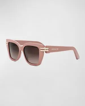 Dior CDior S1I Sunglasses Shiny Pink Gradient Brown