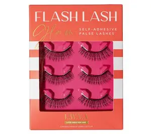 LWYA BY KIM GRAVEL Flash Lash Self-adhesive False Lash Trio - One-color