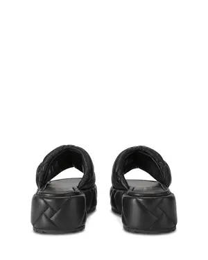 Kurt Geiger Orson Platform Slide Sandals - Black