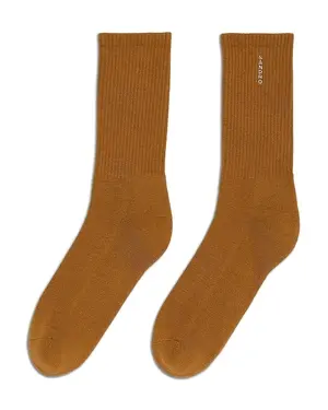 Sandro Vertical Logo Cotton Socks - Hazel