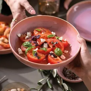 VILLEROY & BOCH Perlemor Pasta Bowl - Coral