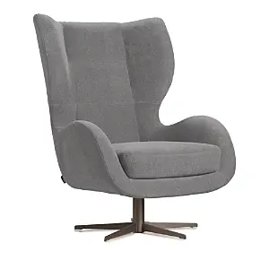 GIUSEPPE NICOLETTI Capitano Swivel Chair Capriccio 536 Fumo
