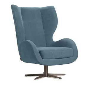 GIUSEPPE NICOLETTI Capitano Swivel Chair Capriccio Celeste