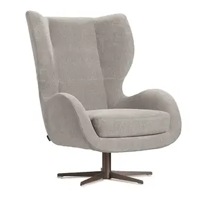 GIUSEPPE NICOLETTI Capitano Swivel Chair Capriccio Tortora