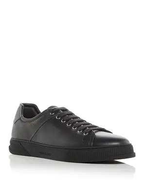 Men's Ferragamo Black Sneakers