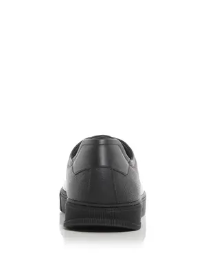FERRAGAMO Clayton Leather Sneakers - Black