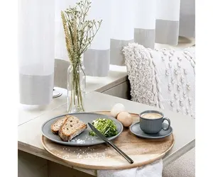 ROSENTHAL Thomas Clay Dinner Plates, Set Of 4 - Gray