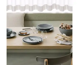 ROSENTHAL Thomas Clay Soup Plates, Set Of 4 - Gray