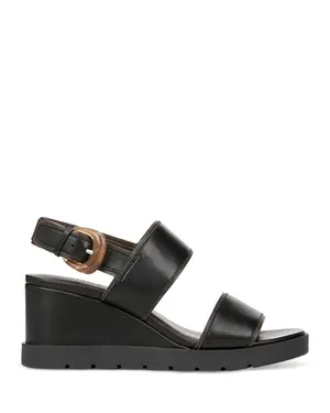 Vince Roma Leather Wedge Sandals