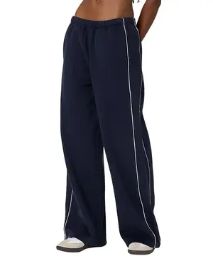 EDIKTED Autumn Sweatpants - Navy
