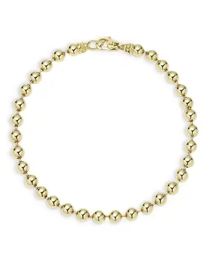 Lagos 18k Yellow Anthem Ball Chain Bracelet - Gold