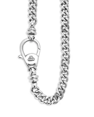 Lagos Sterling Anthem Curb Link Chain - Silver
