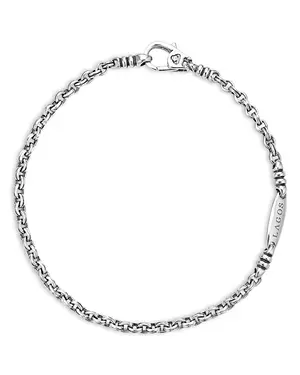 Lagos Sterling Anthem Double Link Bracelet - Silver