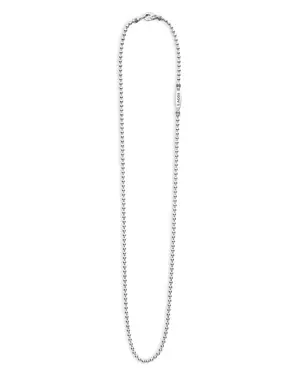 Lagos Sterling Anthem Ball Chain Necklace