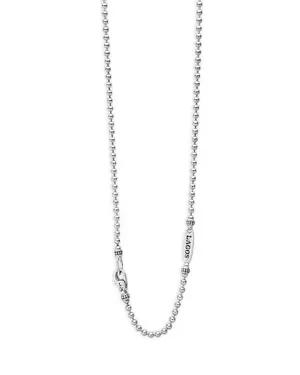 Lagos Sterling Anthem Ball Chain Necklace