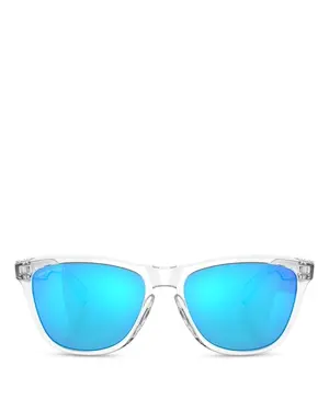 Oakley Frogskins Prizm Polarized Sunglasses - Clear/blue Solid