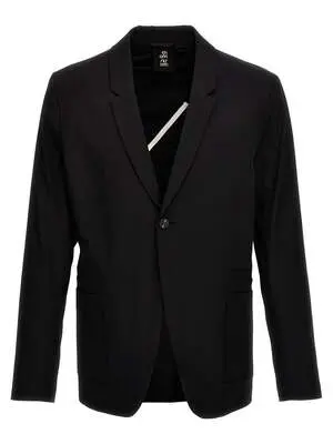THOM KROM Nylon Single-breasted Blazer - Black