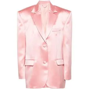 Magda Butrym Brown Zip-Up Jacket - Pink