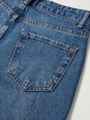 BETTTER Net Sustain Two-tone Wide-leg Jeans
