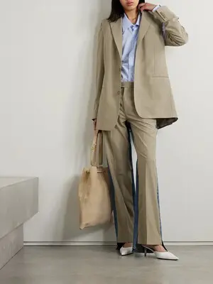 BETTTER Net Sustain Dina Convertible Wool-blend Blazer