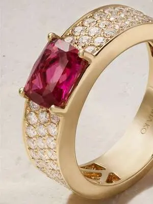 ANITA KO 18-karat Gold, Ruby And Diamond Ring