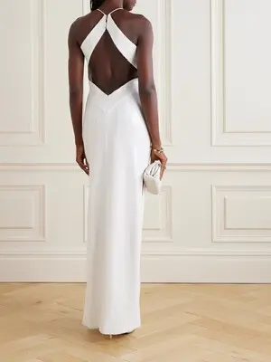 Galvan Kite Cutout Sequined Maxi Dress