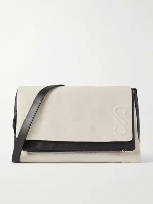 Proenza Schouler City Small Embossed Canvas Shoulder Bag