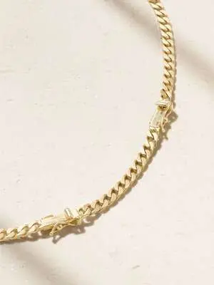 JADE TRAU Poppy 18-karat Diamond Necklace