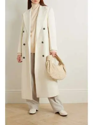 RÓHE Oversized Double-breasted Woven Coat