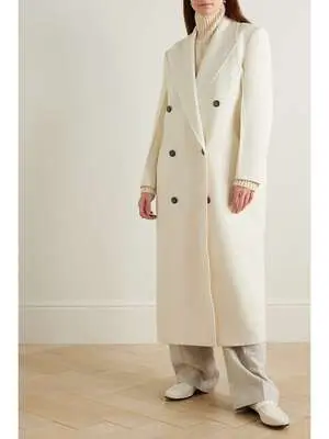 RÓHE Oversized Double-breasted Woven Coat
